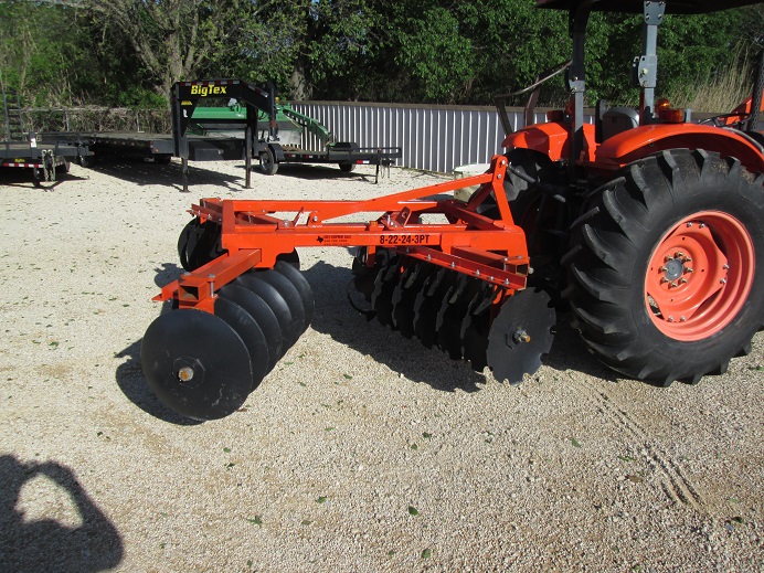 Disk Plows 3pt Tandem Disk Plow #8-22-24-3PT | Dan's Equipment Sales